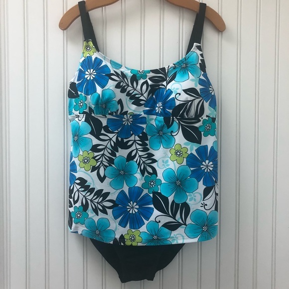 Ocean Dreams | Swim | Ocean Dream Floral Tankinilook One Piece Bathing ...